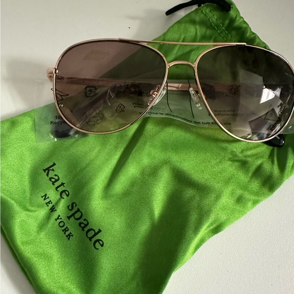 kate spade | Accessories | Kate Spade Ermmaline Aviators New | Poshmark